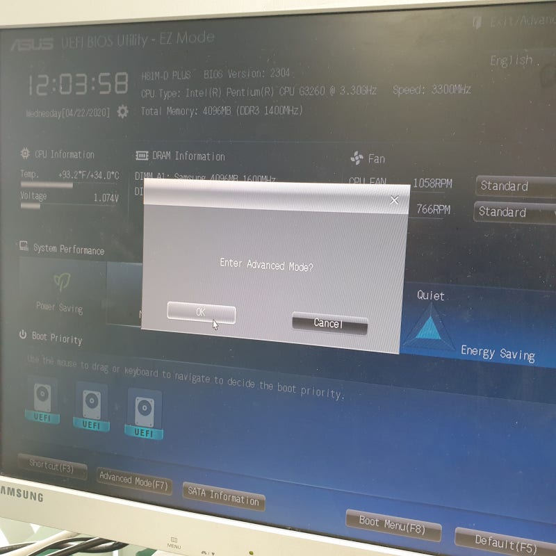 장위동 컴퓨터수리 ASUS 메인보드의 UEFI 부팅 설정 : 네이버 블로그
