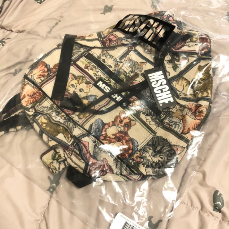 [mschf] CAT DRAWSTRING BACKPACK / 미스치프 고양이 백팩 : 네이버 블로그