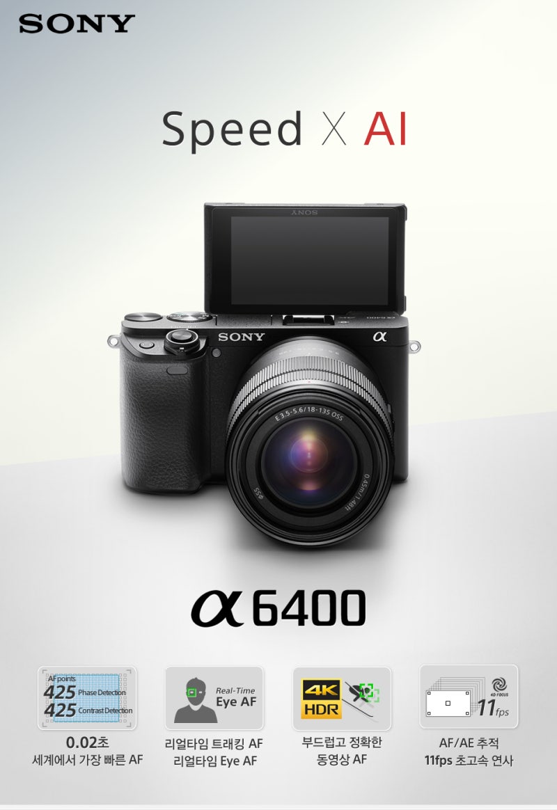 소니 미러리스 카메라 a6400 리뷰│APS-C 크롭 센서 카메라의 표준: 리얼타임 트래킹과 Eye AF, 4K 30p의 영상 ...