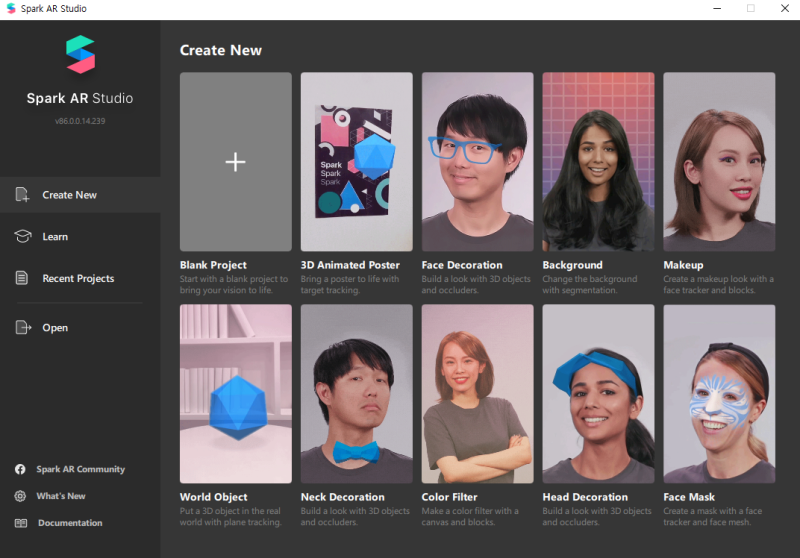 인스타 스티커, 인스타 필터 만드는 AR 프로그램 다운로드 (Spark AR Studio) : 네이버 블로그