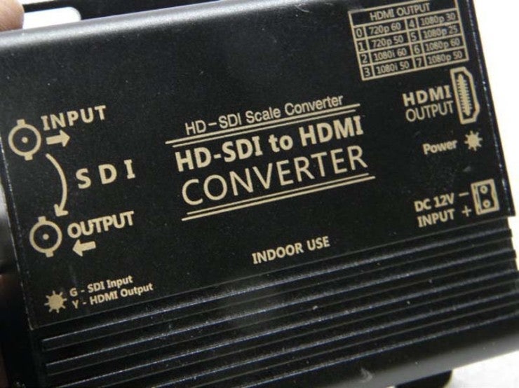 【산업용03】컨버터 Converter HD-SDI Scale Converter CONVERTER-S(HD-SDI to HDMI ...