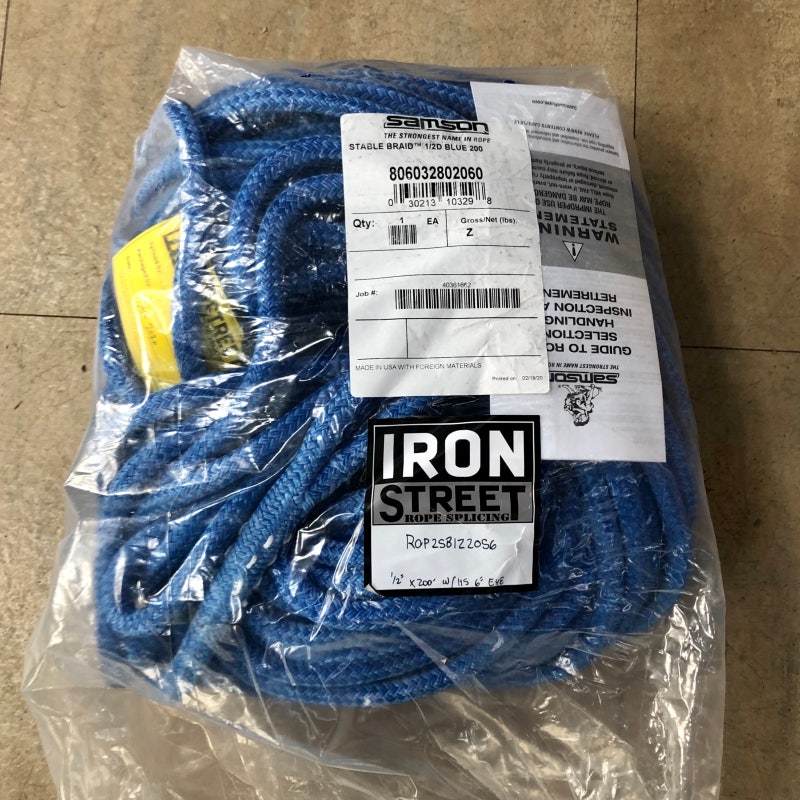 Samson stable braid 1/2' Rigging rope (삼손 리깅로프) : 네이버 블로그