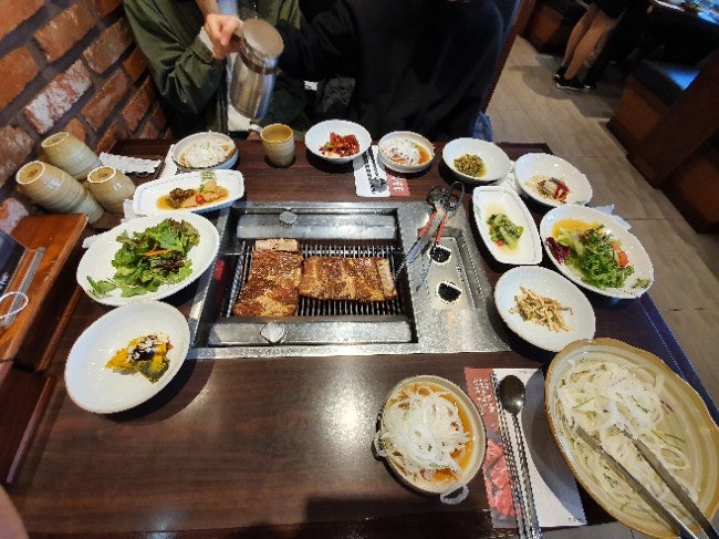 호매실 훈장골 코로나를 잊은듯한 주말 점심 나들이로 돼지갈비 네이버 블로그
