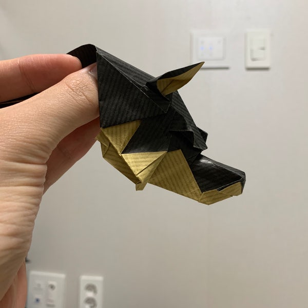 Origami #122 - Grey Wolf : 네이버 블로그