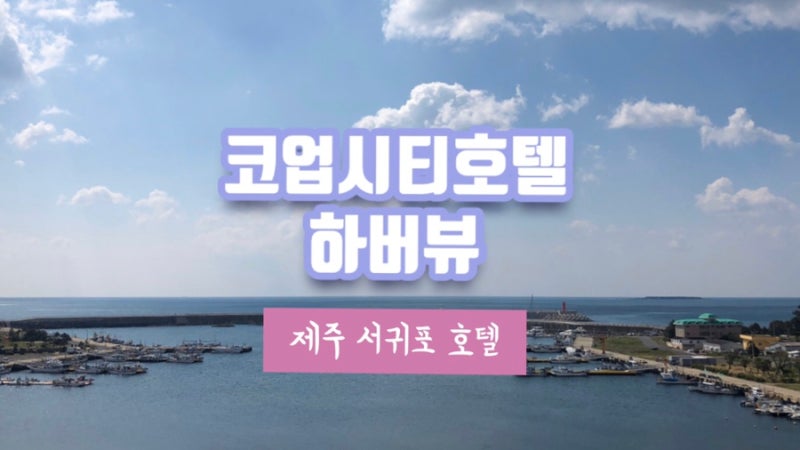 서귀포 남원 호텔 코업시티호텔 하버뷰 다녀옴 네이버 블로그