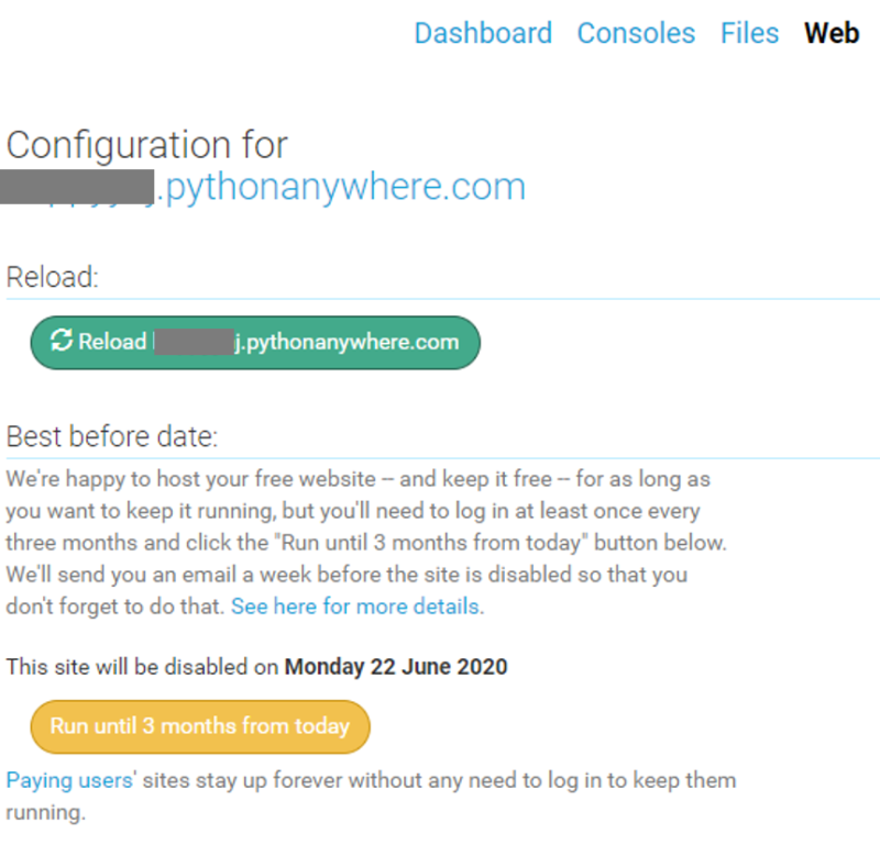 PythonAnyWhere 간단한 사용법 : 네이버 블로그