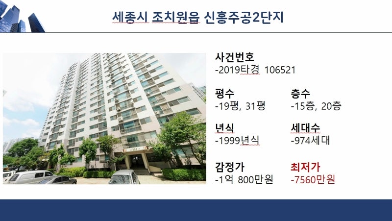 조치원 신흥주공 2단지 아파트 네이버 블로그