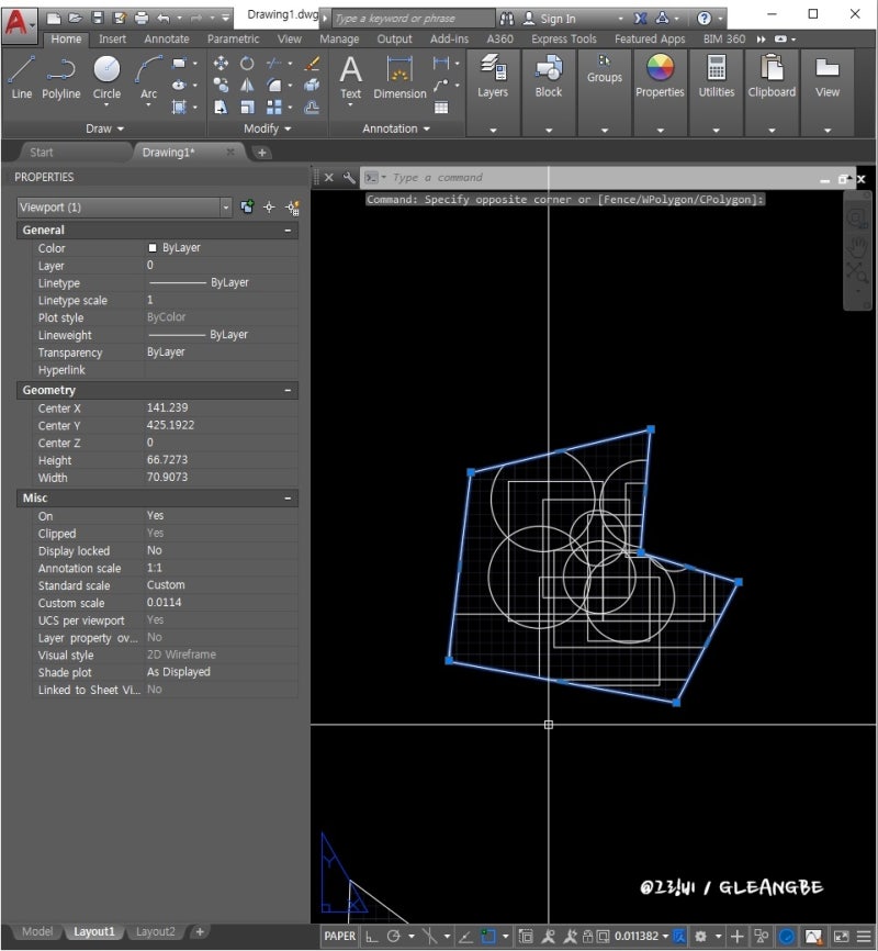 Auto CAD / 오토캐드 꿀팁! [MVIEW]에 대한 모든 것! 명령어 [MVIEW] 총정리! : 네이버 블로그