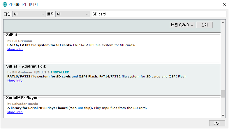 [SD card] SdFat Library + DataLogger + SSD1306 : 네이버 블로그