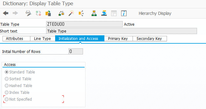 [SAP ABAP] Table Type : 네이버 블로그