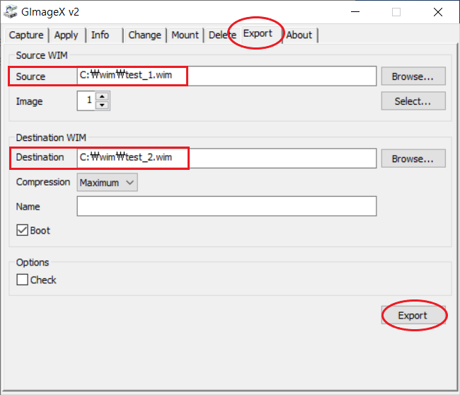 GimageX 사용 방법 : wim 파일 : 네이버 블로그