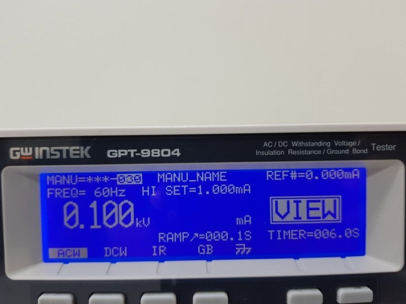 굿윌 GPT-9804 AC.DC 내전압시험기, 절연저항시험기, 그라운드 본드 시험기, 렌탈, 중고ㆍ신품판매 및 중고매입 ...