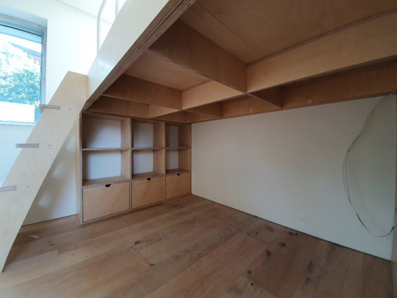 [몰릭디자인] 벙커 침대, 아이 방 벙커 침대 : 네이버 블로그