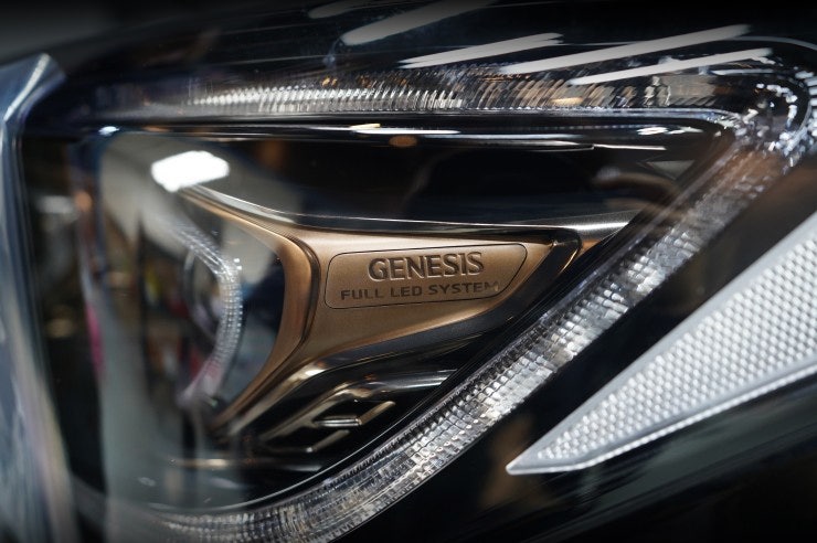 제네시스dh 차량의 G80스포츠 개조 (범퍼,휠,라이트,몰딩 등등 ) 완전 풀개조 시공.. : 네이버 블로그