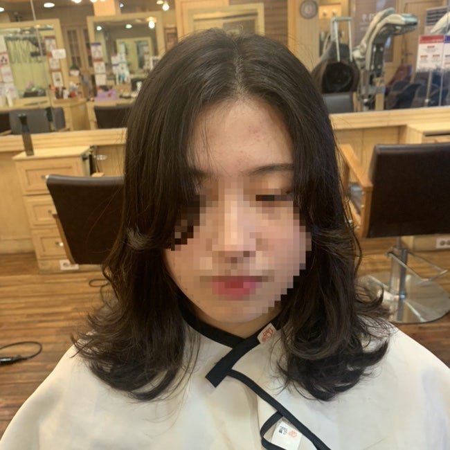 청주시내미용실 중단발레이어드펌 네이버 블로그