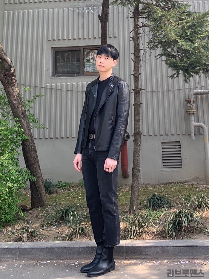 남자 라이더자켓 코디 86road 크롭진 자라 라이더자켓 활용 네이버 블로그