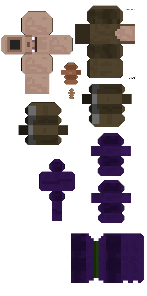 마인크래프트 종이모형 Minecraft 1140 우민 업데이트 종이모형 2탄 네이버 블로그