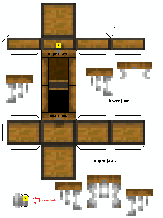 마인크래프트 가이아 모드 Minecraft Gaia Mod 가이아 모드 종이모형 모음 9탄 네이버 블로그