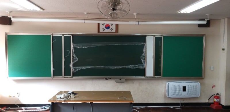 부산 개림초등학교 승하강 칠판 설치 밀 분필판면교체 작업형제흑판보드보드는 장대리 네이버 블로그