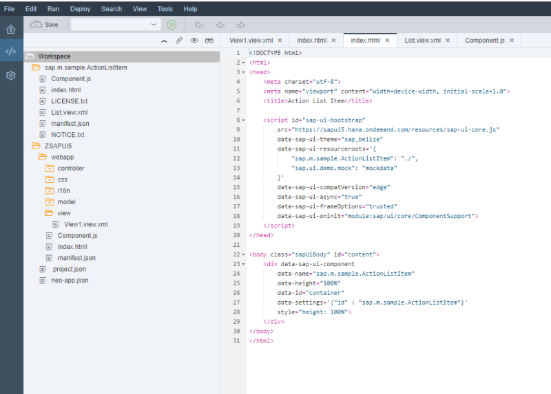 [SAP UI5] Local 환경에서 SAP UI5개발하기 : 네이버 블로그