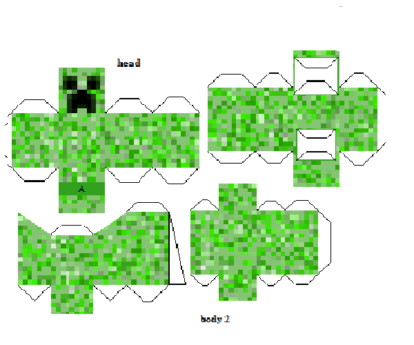 마인크래프트 뮤턴트 종이모형 Minecraft Mutant Mod 뮤턴트 몹 모음 종이모형 8탄 네이버 블로그