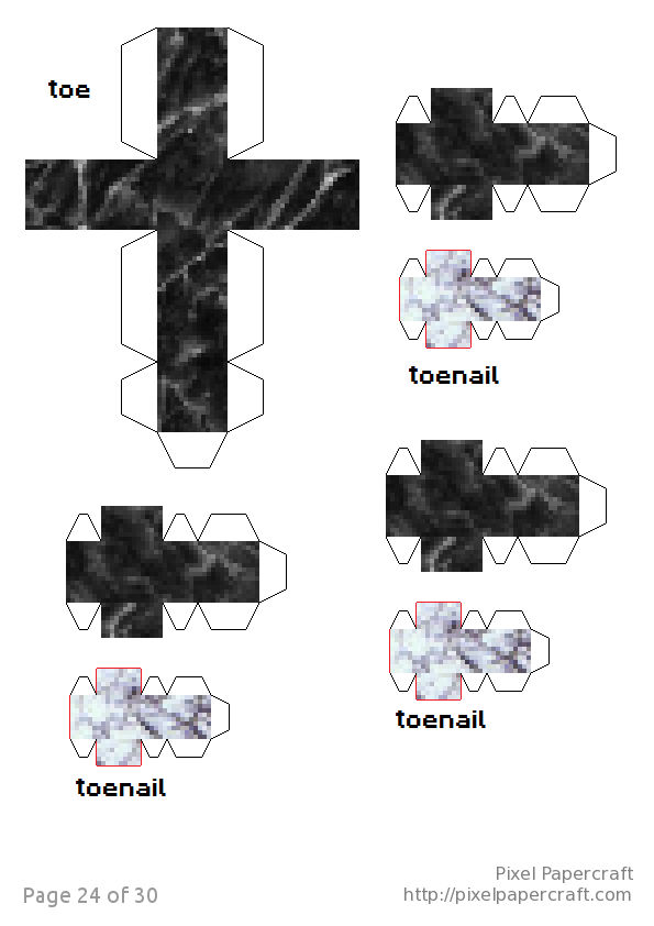 [마인크래프트 프로젝트 오스폰 종이모형] (Minecraft Orespawn) 고질라 (Mobzilla) 종이모형 (7탄 ...