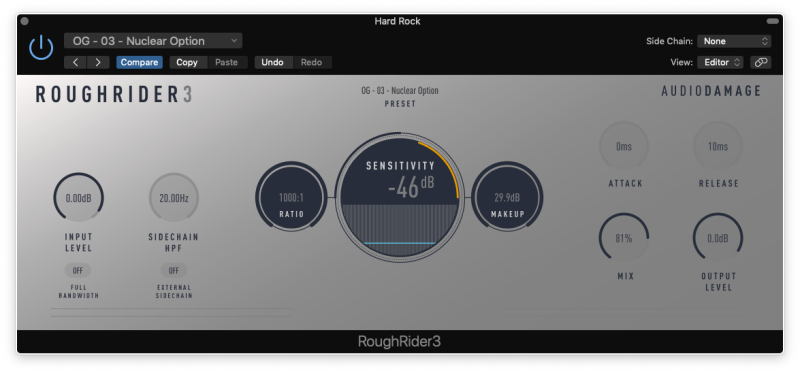 강력한 사운드의 무료 컴프레서 / Rough Rider 3 / 다운로드 방법과 프리셋 사운드 : 네이버 블로그