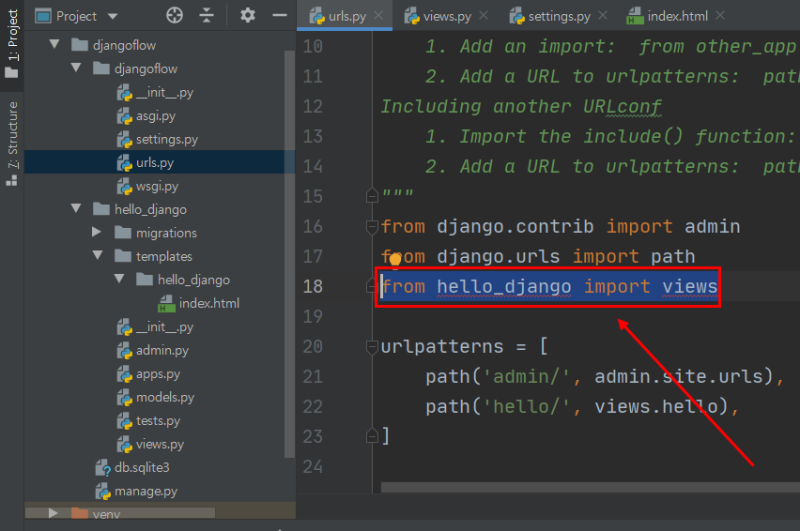 비전공자의 파이썬 장고(django) 기초 10 프로젝트 urls.py 와 app urls.py 연결하기 : 네이버 블로그