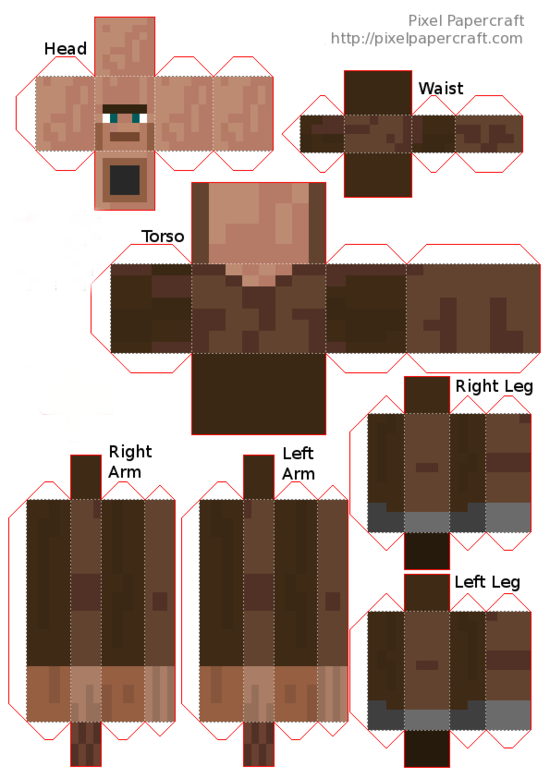 마인크래프트 뮤턴트 종이모형 Minecraft Mutant Mod 뮤턴트 몹 모음 종이모형 8탄 네이버 블로그