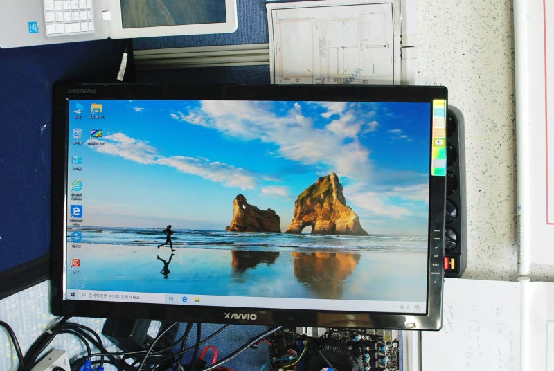 엑사비오 X2400EW PLUS 모니터수리 (전원이 안들어오는 증상) #XAVVIO모니터수리 #수리센터 : 네이버 블로그