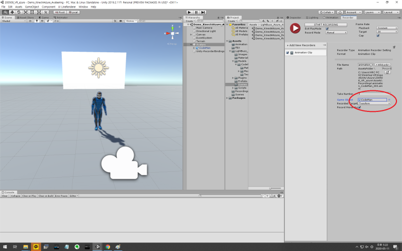 Azure kinect로 모션 캡쳐(unity)/Azure Kinect for Unity3D (Camera API + Body ...