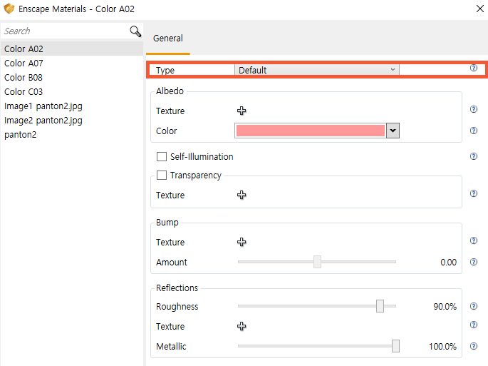 #7 Enscape Material Setting 설명(엔스케이프 재질 세팅) : 네이버 블로그
