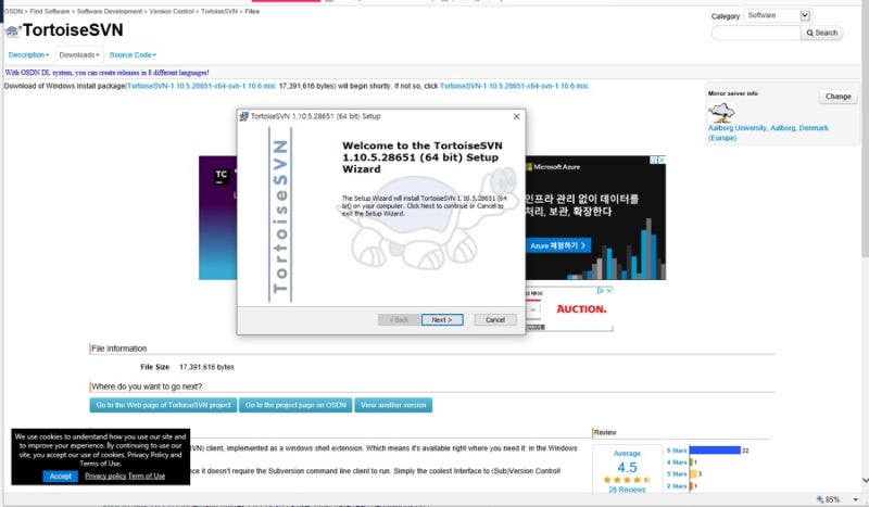 Tortoise SVN Checkout Failed (Error: Unable to connect to a repository ...