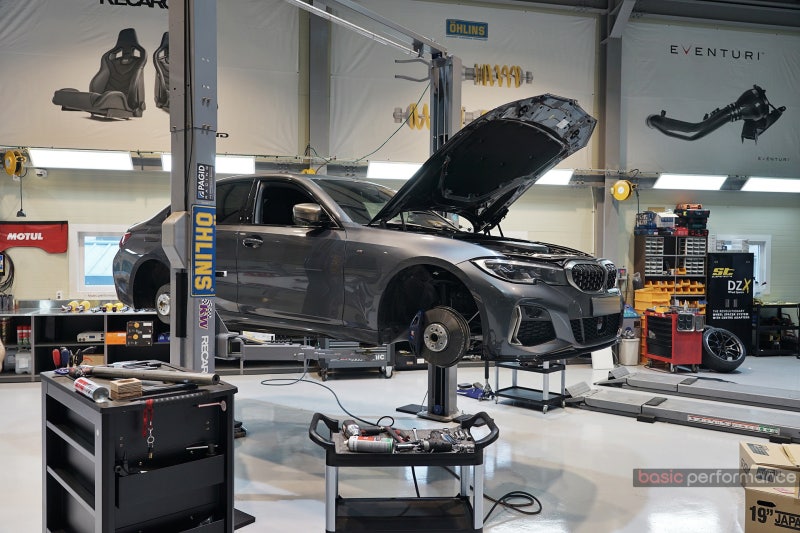 BMW G20 M340I - 볼크레이싱 G025 19인치 건블랙 첫장착, KW서스펜션 V3인스톨! : 네이버 블로그