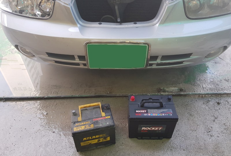 자동차 전기,방전 관리 - 아반떼 XD 로케트 배터리 GB Series ROCKET BATTERY 80L : 네이버 블로그