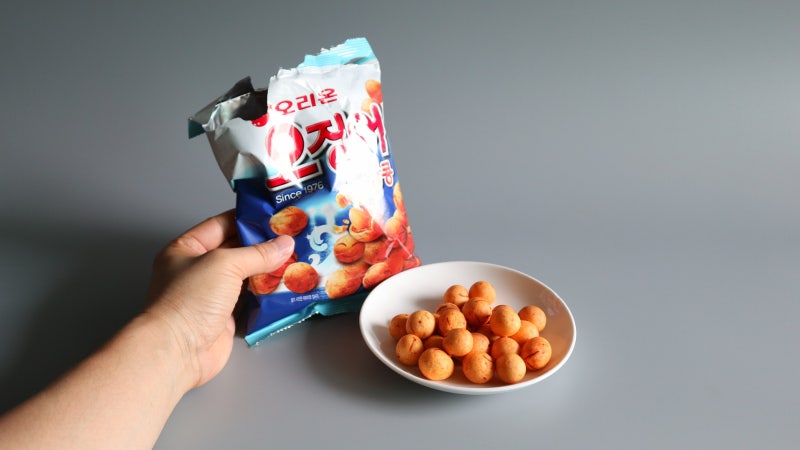 오리온 오징어땅콩 맥주안주로 딱 좋은 과자 네이버 블로그