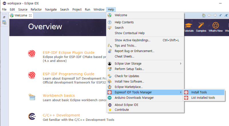 윈도우 이클립스(Eclipse) IDE 환경에 ESP-IDF 설치하여 ESP32 소프트웨어 환경 구축하기 : 네이버 블로그