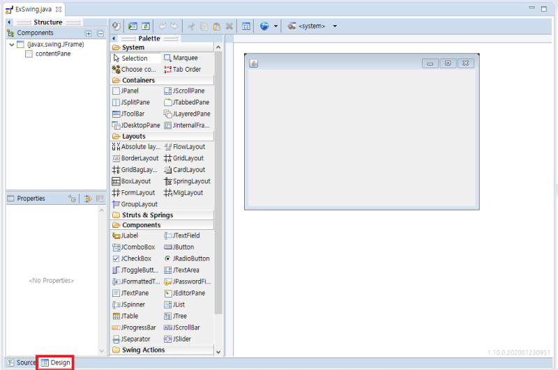[Java] 이클립스(Eclipse) - Swing 사용하기 : 네이버 블로그