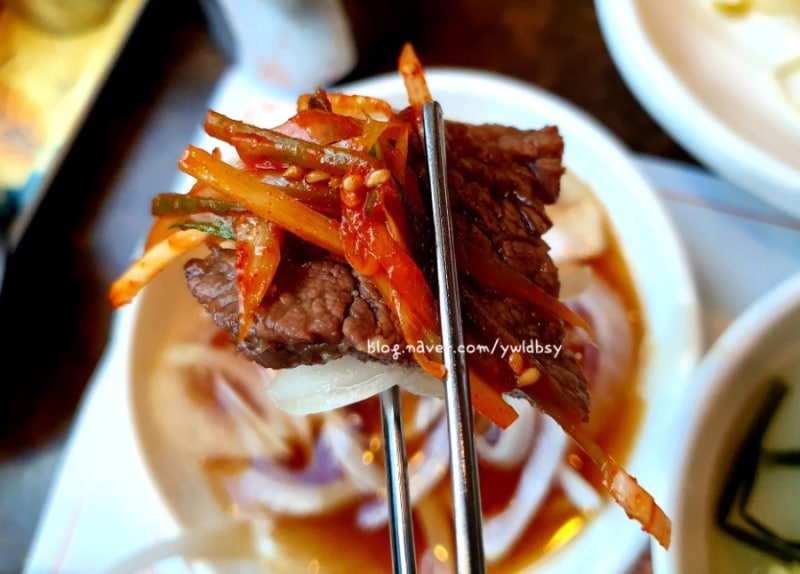 잠실석촌역 30년 이상의 전통 맛집 참숯에 구워먹는 광양불고기 솔직 리뷰 ᴗღ 네이버 블로그