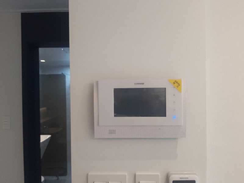 [중량구신내동다우훼밀리] 코맥스인터폰 CAV-705UW 비디오폰 교체설치/직다이얼현장/국선방식 : 네이버 블로그