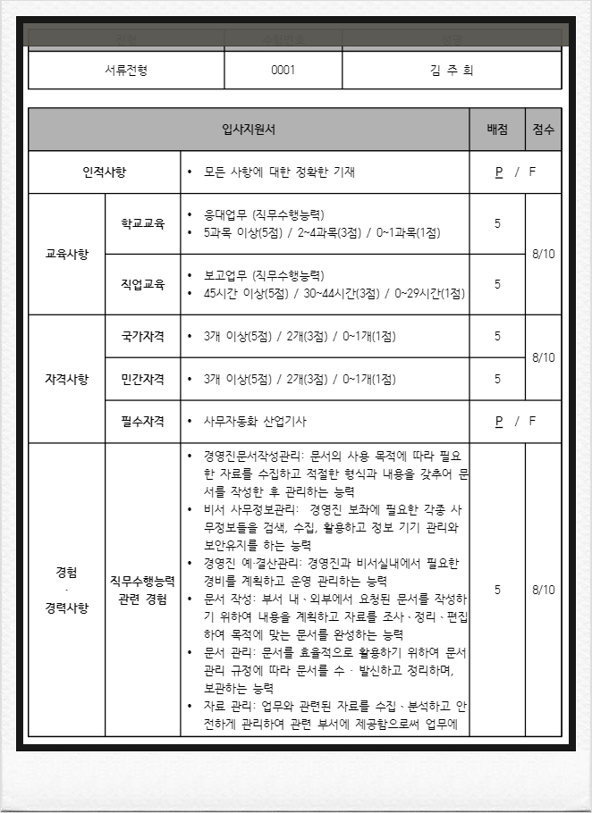 1 경력경험기술서 샘플 경력경험기술서는 어떻게 써야 할까요 네이버 블로그
