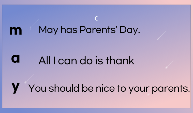 [온라인개학][후기] ACROSTIC POEM 학생 작품과 댓글 예시(실시간수업) : 네이버 블로그