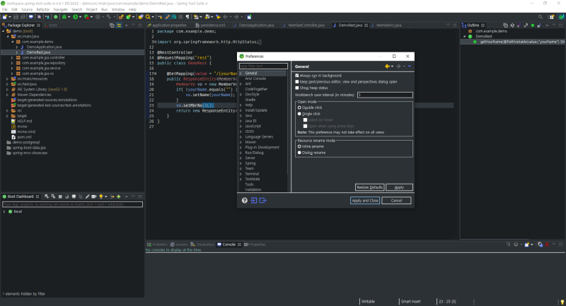 [eclipse] 기본 폰트 변경 및 darkest theme : 네이버 블로그