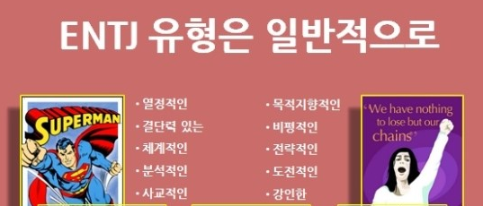 Mbti성격유형entj 지도자형 장점 단점 직업 스타일 말투 가치관 연애 특징 네이버 블로그