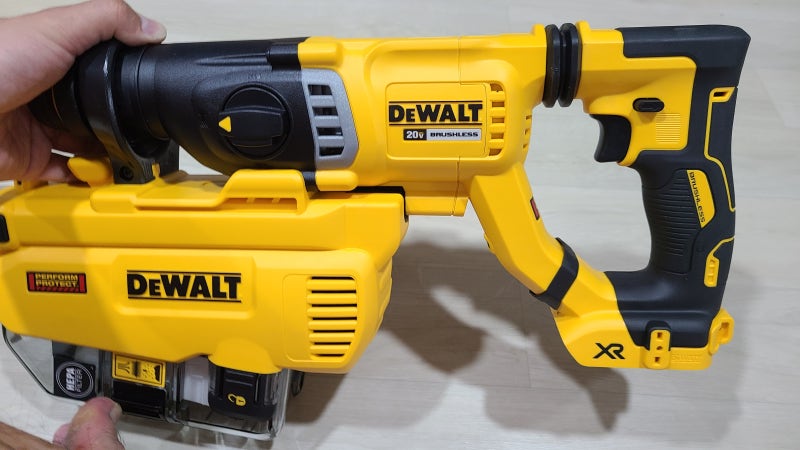 디월트(DeWALT) 로터리 해머드릴 DCH263, DWH205DH(집진기) 언박싱 : 네이버 블로그