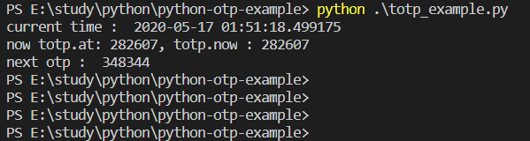 파이썬(Python) - OTP(One Time Password), pyotp 사용 : 네이버 블로그