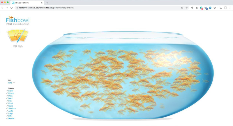 '금붕어 테스트(Fish bowl)' 어항 속 물고기로 스마트폰 or PC 성능 확인하기 : 네이버 블로그