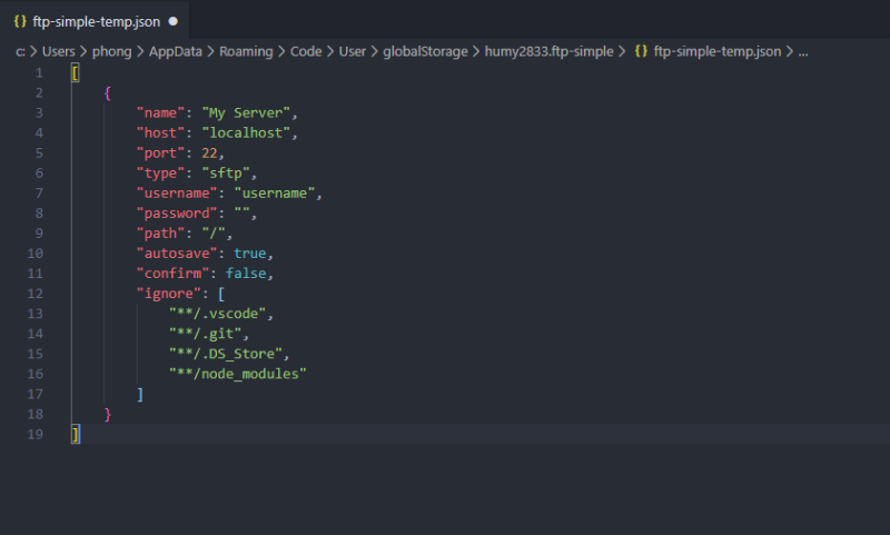 [VSCODE] 비주얼스튜디오코드(Visual Studio Code) FTP-SIMPLE 연동하기 (수정) : 네이버 블로그