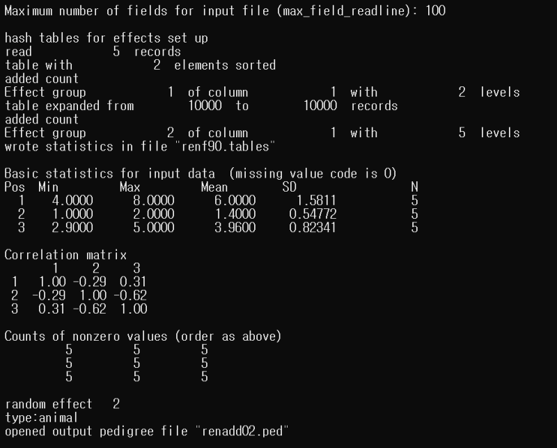 단형질 개체모형(Single Trait Animal Model) 육종가 구하기- R프로그램, BLUPF90 : 네이버 블로그