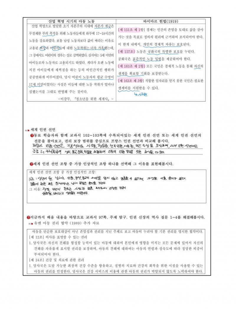 통사 인권 확대의 역사 인권의 의미와 발전과정 네이버 블로그